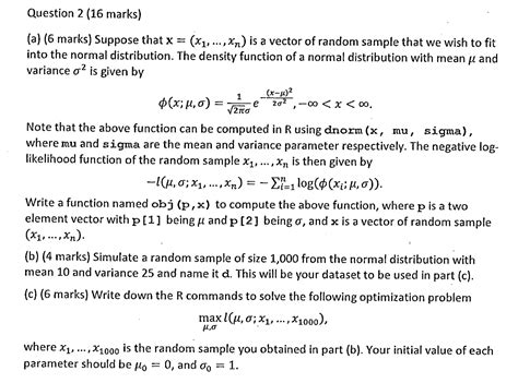 solved question 2 16 ﻿marks a 6 ﻿marks ﻿suppose that