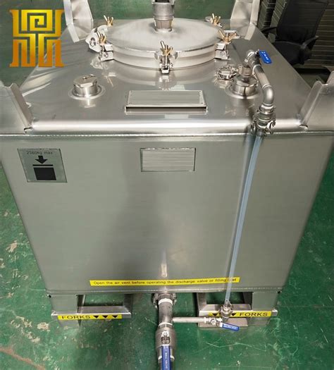 China Customized 1200L SS304 Liquid IBC Tote With Level Gauge Suppliers Manufacturers Factory