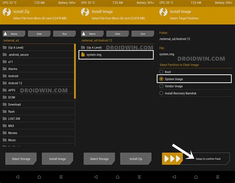 Download And Install Android GSI On Project Treble Devices DroidWin