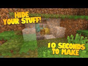 Minecraft Redstone How To Make A Secret Room In 10 Seconds HIDDEN ROOMS Minecraft