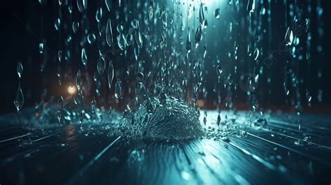 Abstract Particles Rain Falling
