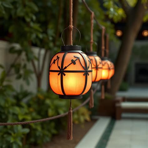 Outdoor Solar Japanese Lanterns A Fusion Of Style And Sustainability