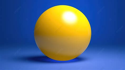 파란색 배경에 노란색 공 파란색 배경에 노란색 구체의 3d 그림 고화질 사진 사진 배경 일러스트 및 사진 무료 다운로드 Pngtree