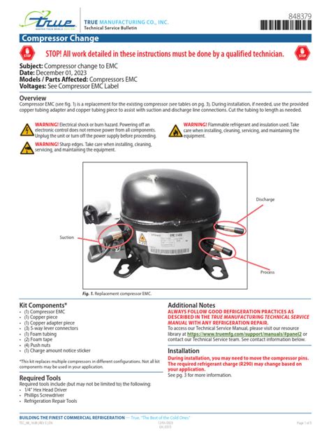 Tec Wi 1638 Ve 848379 E497 Emc Universal Compressor Adv 2 Pdf