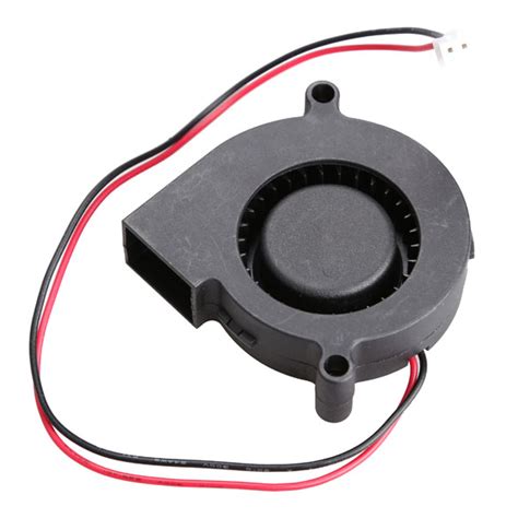 Black Brushless Dc Cooling Blower Fan 5015s 12v 01 03a 50x15mm Arduiner Arduino Components