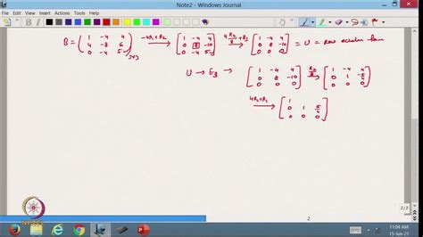 Row Equivalent Matrices Contd Youtube