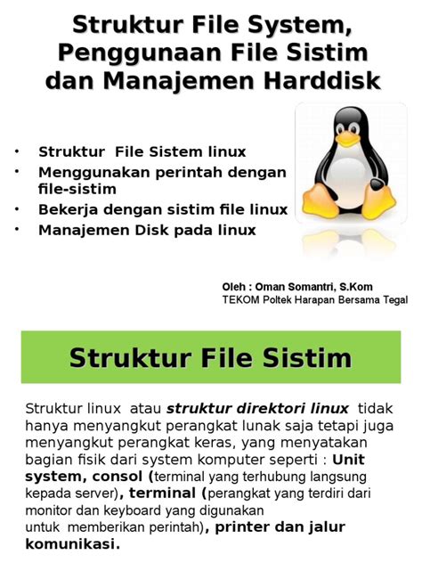 Pdf 3 Struktur File Sistim Dan Direktory Linux Ppt Dokumen Tips