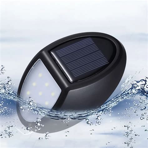 Уличный Водонепроницаемый светодиодный светильник на солнечной батарее с датчиком света