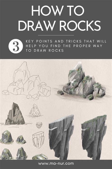How To Draw Rocks Artofit
