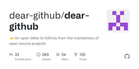 Github Dear Githubdear Github An Open Letter To Github From The