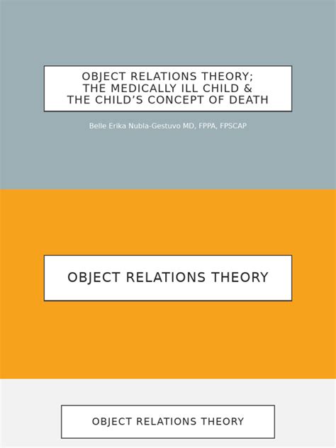 Object Relations Pdf