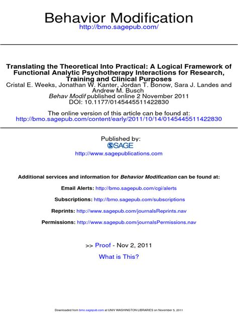 43 Logical Framework Of Fap Interactions Pdf Psychotherapy Reinforcement