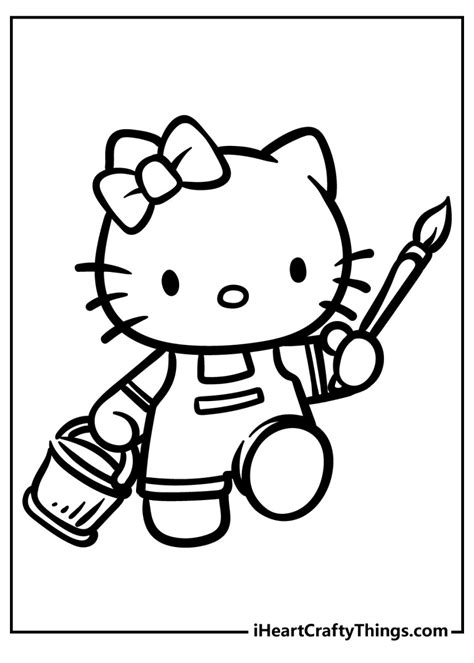 35 Hello Kitty Coloring Pages Free Printable Parade