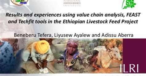 Results And Experiences Using Value Chain Analysis Feast And Techfit Tools In The Ethiopian