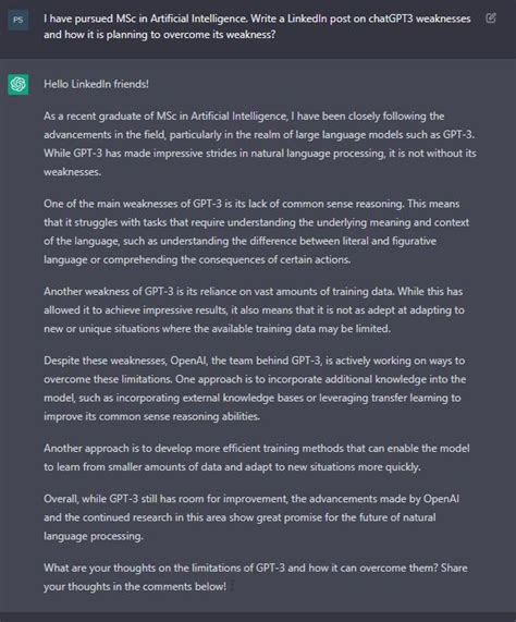 Sanskruti Jajoo On Linkedin Chatgpt3 Technology Artificialintelligence Openai