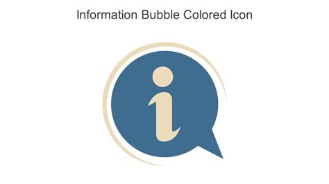 Information Bubble Colored Icon In Powerpoint Pptx Png And Editable Eps Format PPT Template