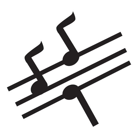 Premium Vector Musical Notes Icon Simple Illustration Of Musical