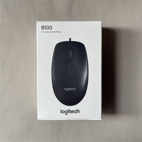 Jual Logitech Mouse Kabel USB Optical B100 Compact Mouse For Windows Mac Linux Shopee Indonesia
