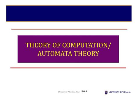SOLUTION: Session 8 theory of computation - Studypool