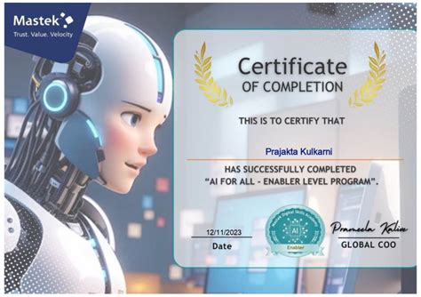 Prajakta K On Linkedin Im Delighted To Share That Ive Successfully