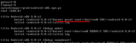 installing android x86 9 0 r2 on vmware boardor
