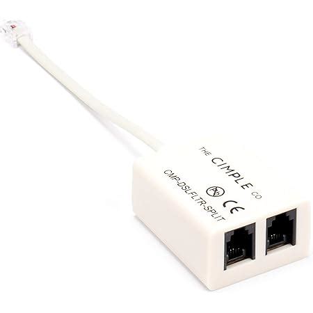 Amazon Com In Line DSL Filter W Splitter Electronics