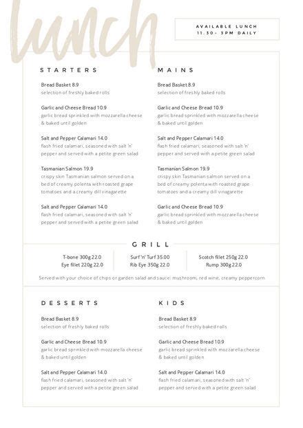 Menu Artofit