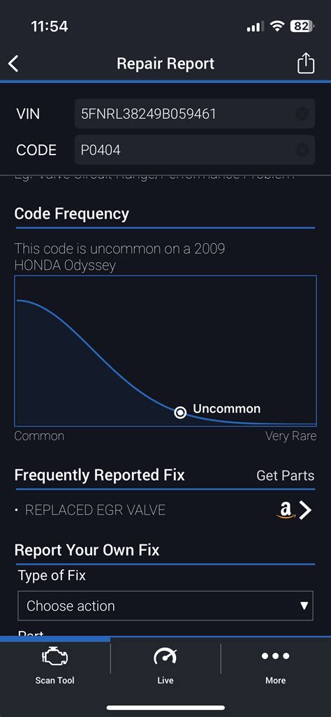code p0404 after replacing egr valve honda odyssey forum