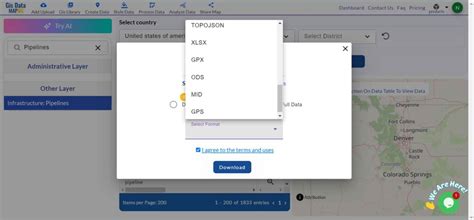 Download Pipeline Data In Shapefile Kml Tiff 15 Gis Format Filter