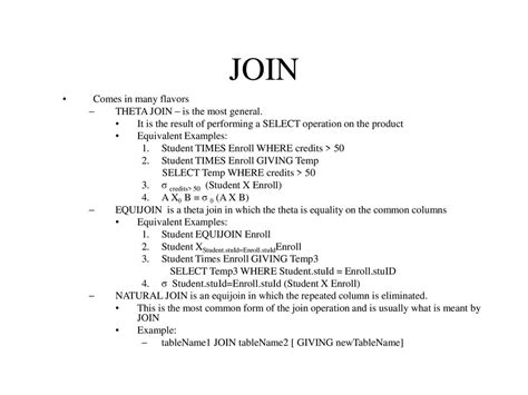 Relational Algebra References Ppt Download