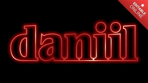 Daniil Stranger Things Logo Text Effect Generator