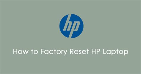 How To Hard Reset Your Hp Laptop 3 Ways
