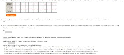 Solved Y State The Null And Alternative Hypotheses Enter Chegg Com