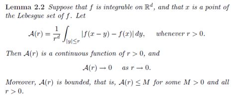 Lebesgue Integral Questions About Theorem 21 And Lemma 22 In Chapter 3 Of Steins Real