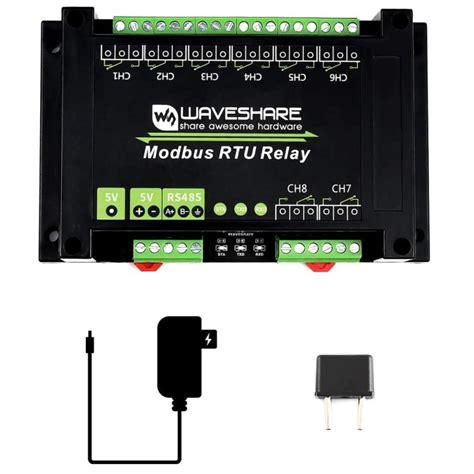 Waveshare Industrial Modbus RTU Channel Relay Module RS Bus Multi Protection Buy Online At