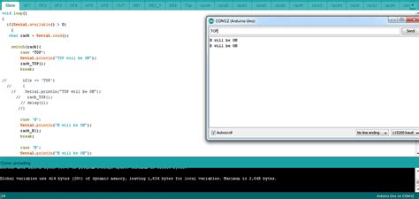 Strings In Switch Case Statement General Guidance Arduino Forum