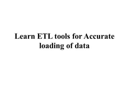 Learning Data Warehouse - ppt download