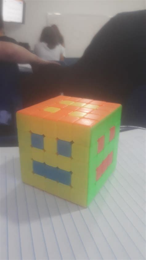 Geometry Dash Cube In Rubiks Cube R Geometrydash