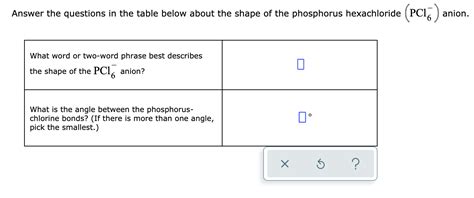 Solved Answer The Questions In The Table Below About The