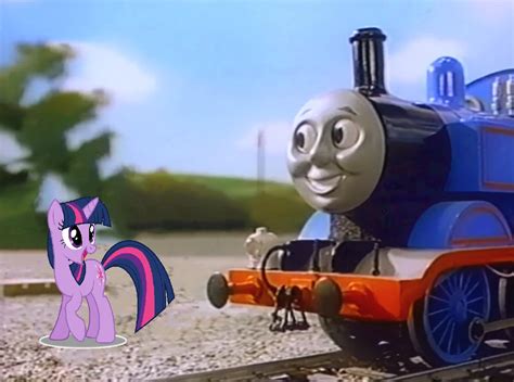 Thomas Meets Twilight Sparkle By Thejaleonard On Deviantart