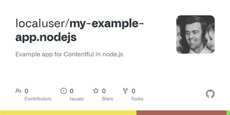 Github Localusermy Example Appnodejs Example App For Contentful In