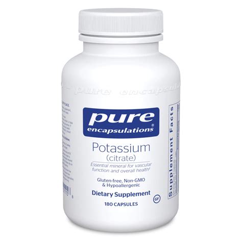 Pure Encapsulations Potassium Citrate Capsules
