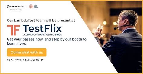 Lambdatest On Linkedin Testflix 2021 Global Software Testing Binge