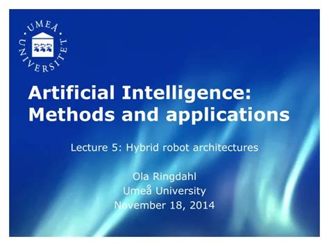 PPT Artificial Intelligence Methods And Applications Lecture 5 Hybrid PowerPoint