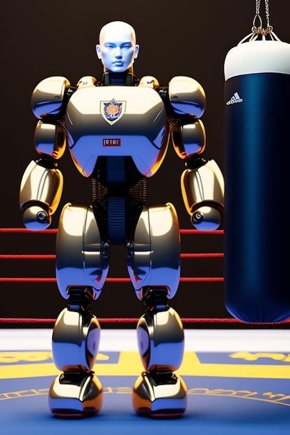 Premium Ai Image Boxing Robot