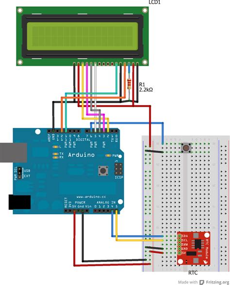 modulo rtc ds1307 e arduino visualizzare data e ora su un display