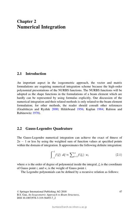 PDF Numerical Integration