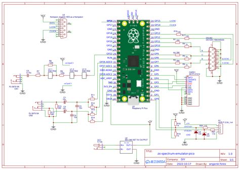 Zx Spectrum Emulator Pico OSHWLab