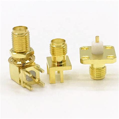 Sma Female Pcb Connector Ft Connector Futai China Manufacturer Terminal Electronic