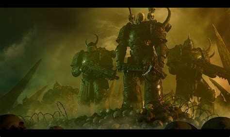 Chaos Space Marine Nurgle Chaos Wh 40000 Warhammer 40000